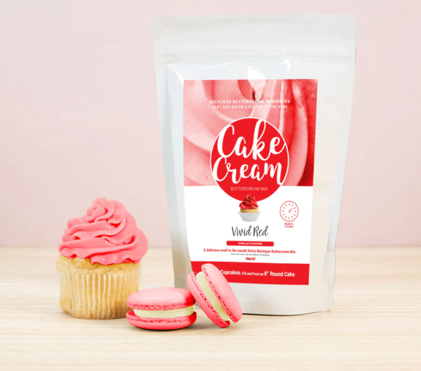 Cake Cream Swiss Meringue Buttercream 400gr (Assorted Colours ...