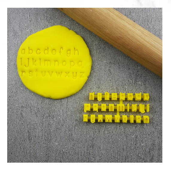 Handwriting Letter Stamp Lower Case | Gippsland Cake Co.