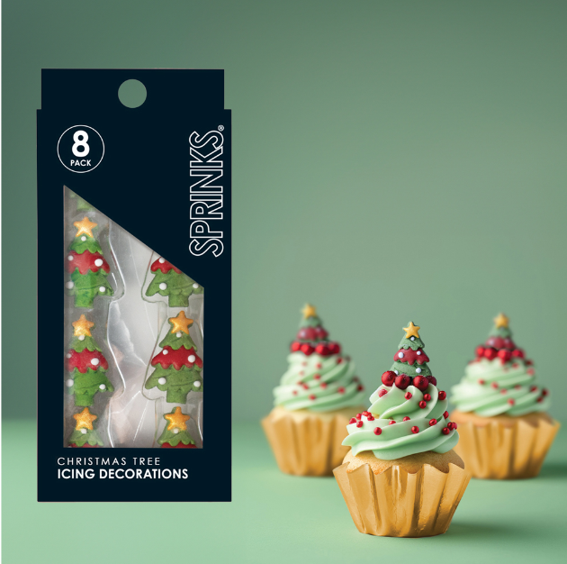 Christmas Tree Icing Decorations | Gippsland Cake Co.